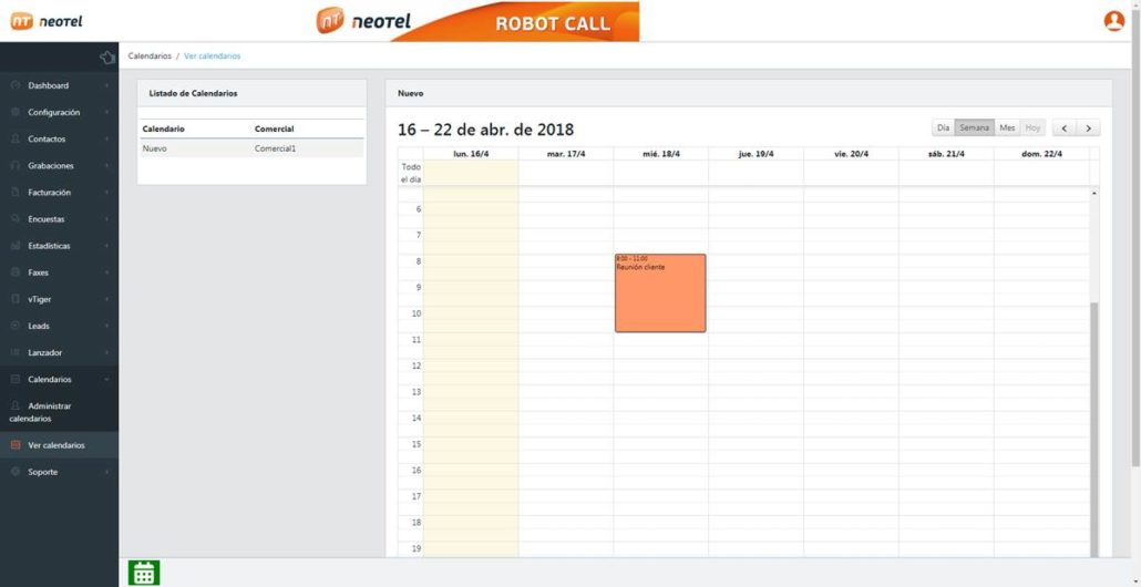 Nueva versión PBX - Software Call Center Centralita Virtual - Neotel