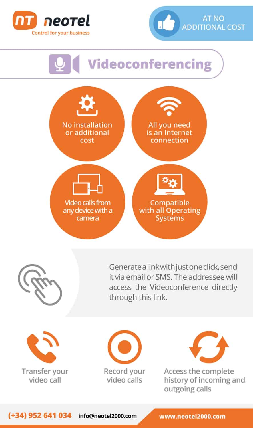 Videocall and Videoconferencing in the cloud - Neotel