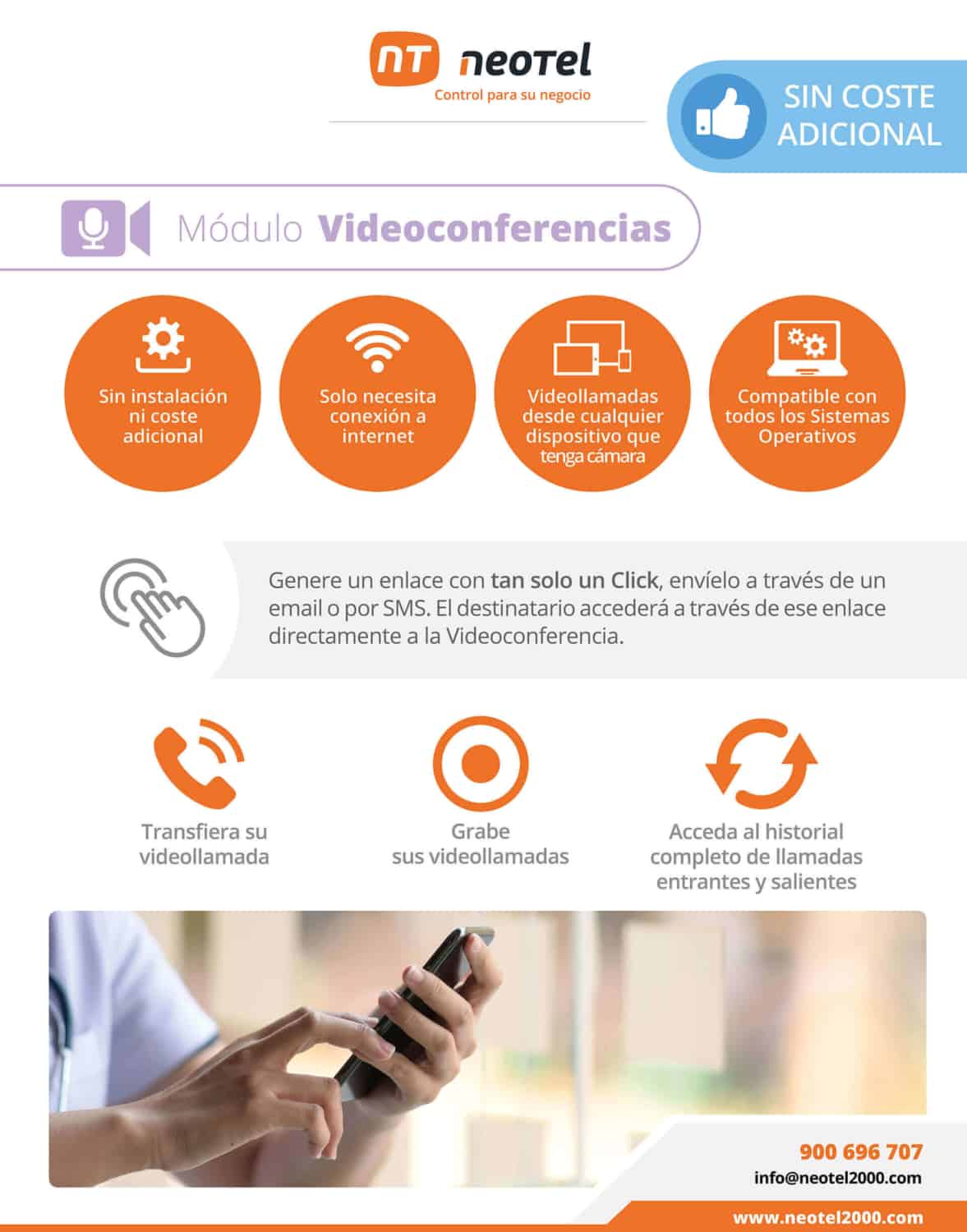 Videollamada y Videoconferencia en la nube - Neotel